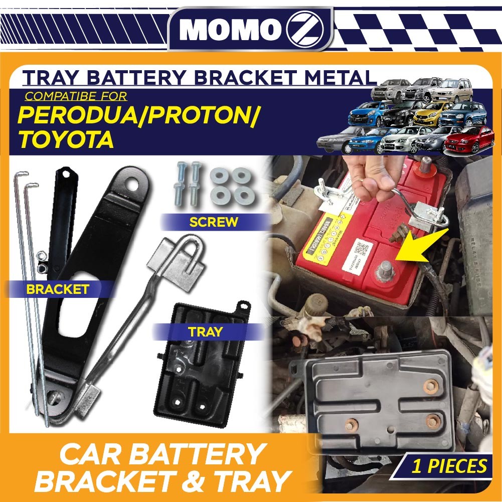 Car Perodua Myvi Alza Kancil Wira Saga Gen2 Battery Bracket Tray Holder ...