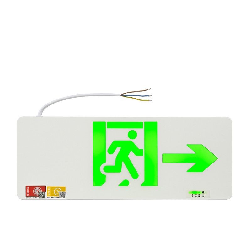 Safe Exit Sign Stainless Steel Fire Emergency Lighting Evacuation Sign ...