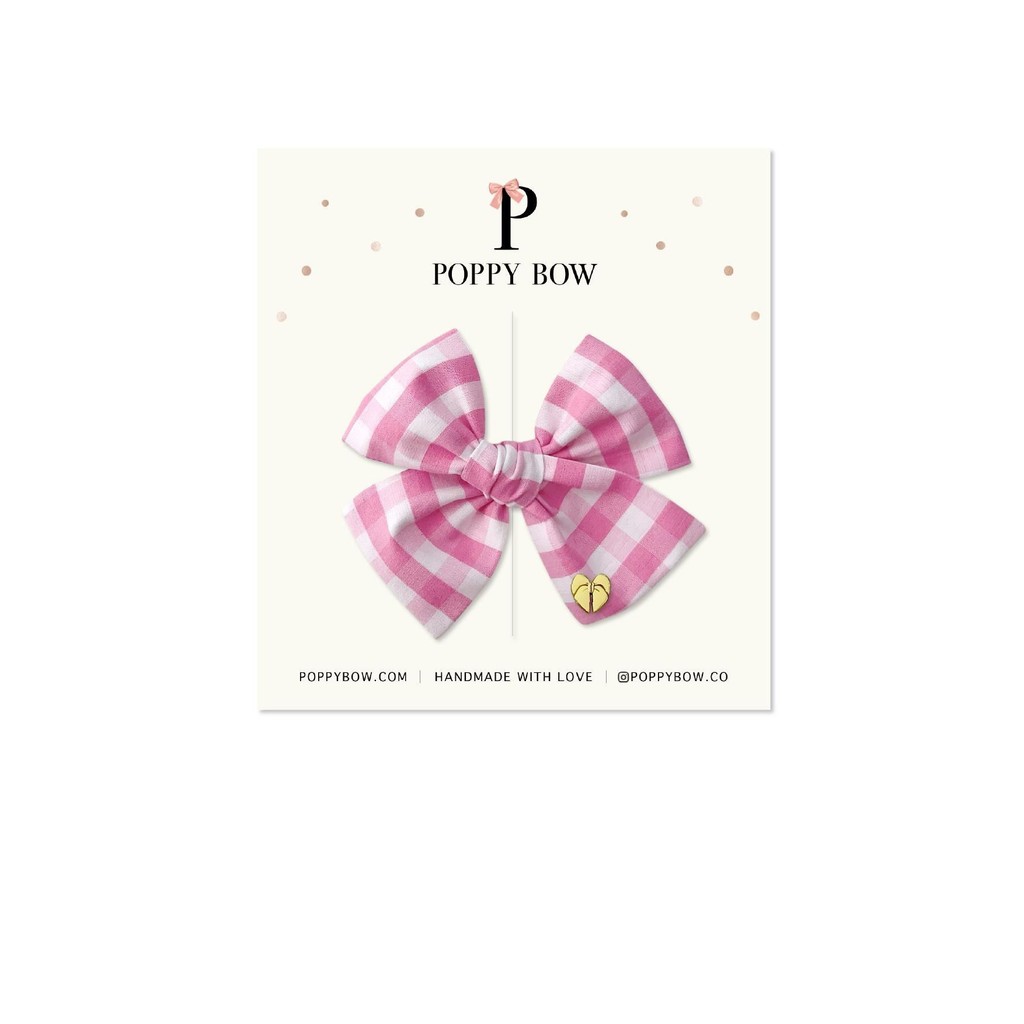 Poppy Bow Premium Small Mia Bow // Rosy Bloom | Shopee Malaysia