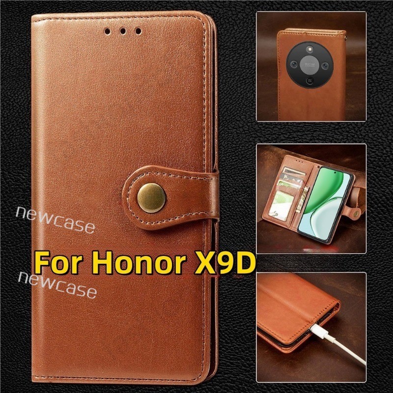 Leather Casing For Honor X9D X9C X9B X9A X9 D Smart 5G 2025 HonorX9D ...