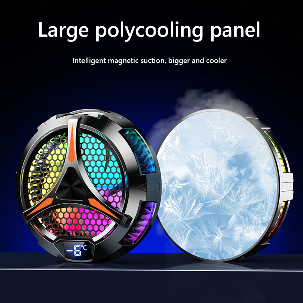 COD 🚚 Magnetic Universal Tablet Cooler with Temperature Display ...