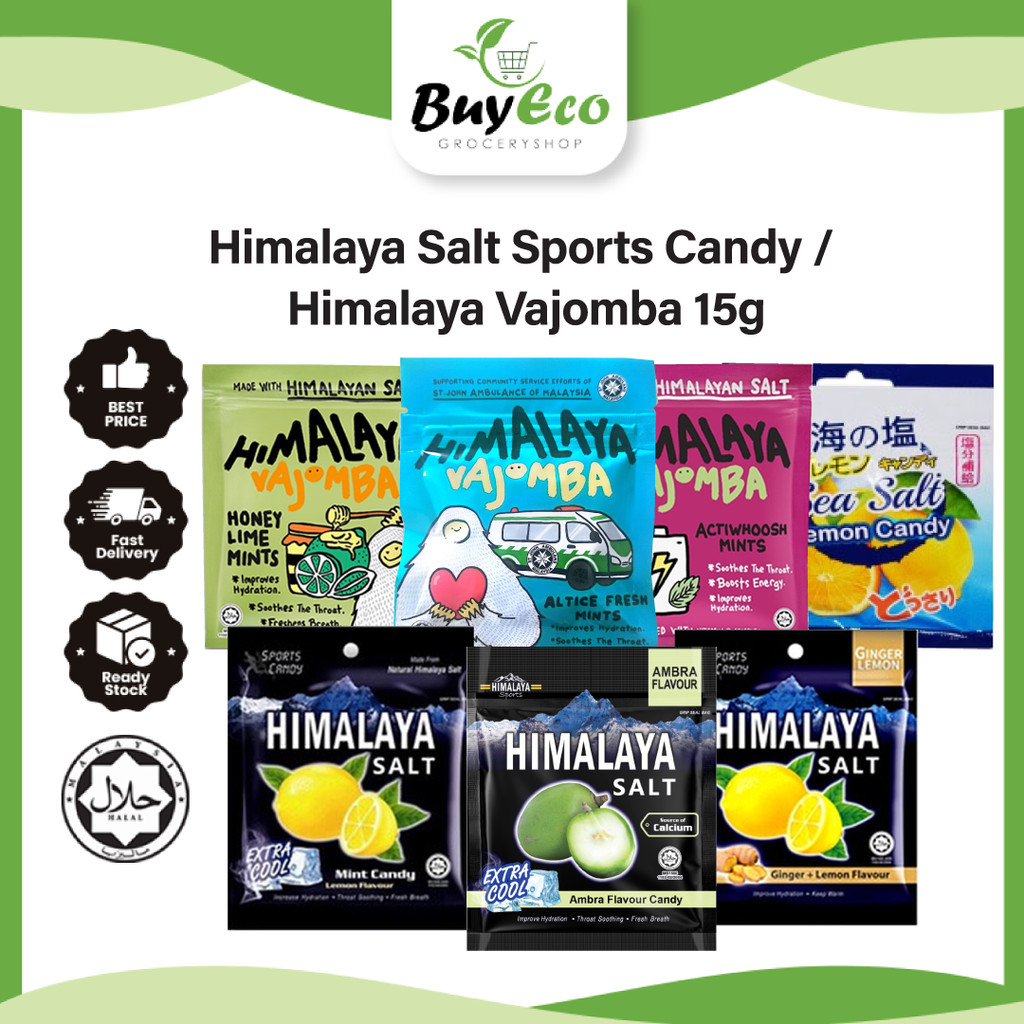 Himalaya Salt Sports Candy / Himalaya Vajomba 15g Salt Lemon Candy ...