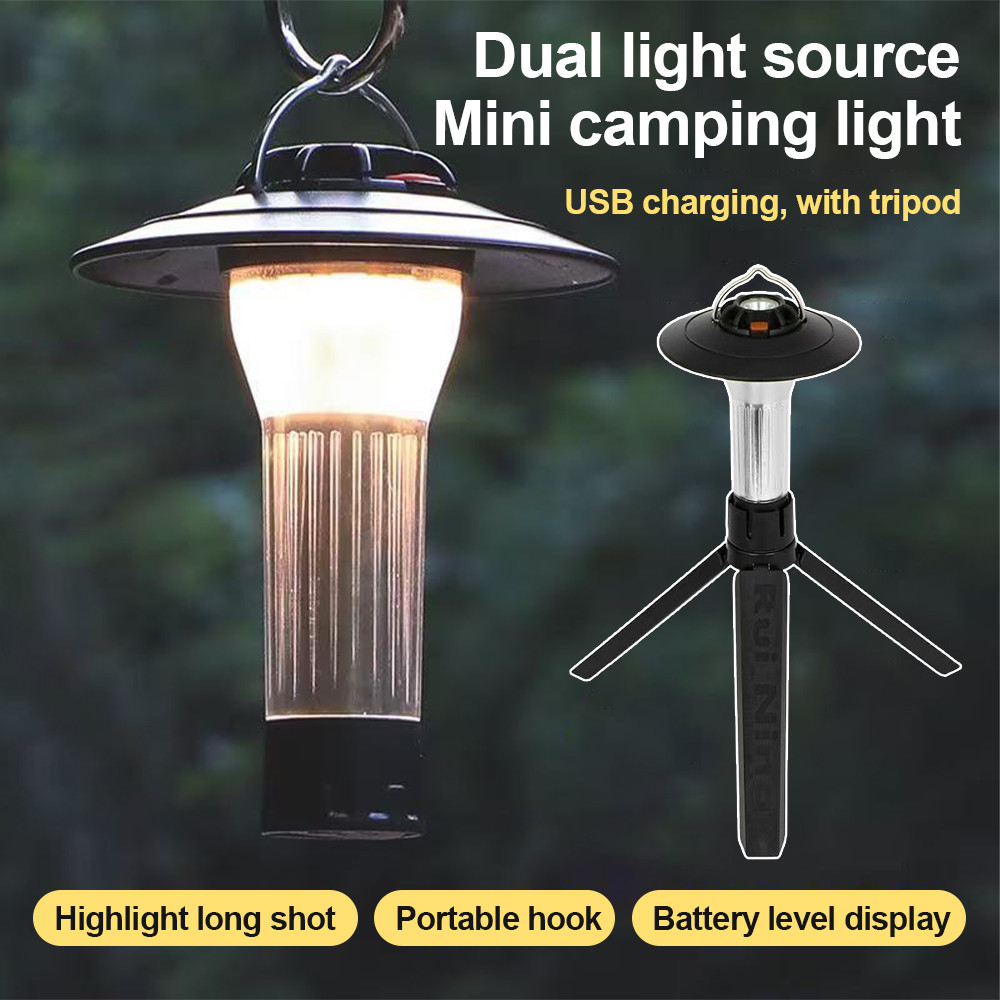 Camping Light House with Tripod Reflector Torch Flashlight Waterproof ...