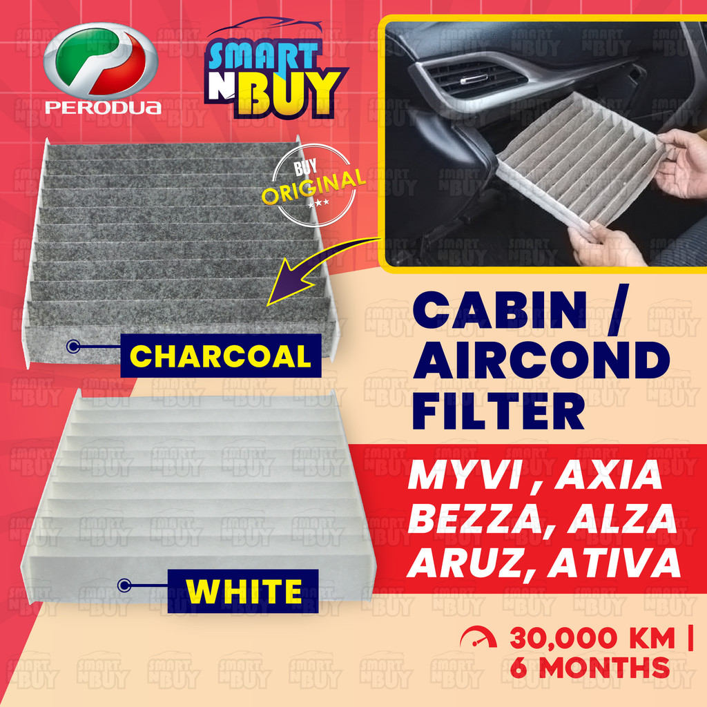Perodua Original Cabin Filter Aircond Filter Penapis Kabin Air Cond ...