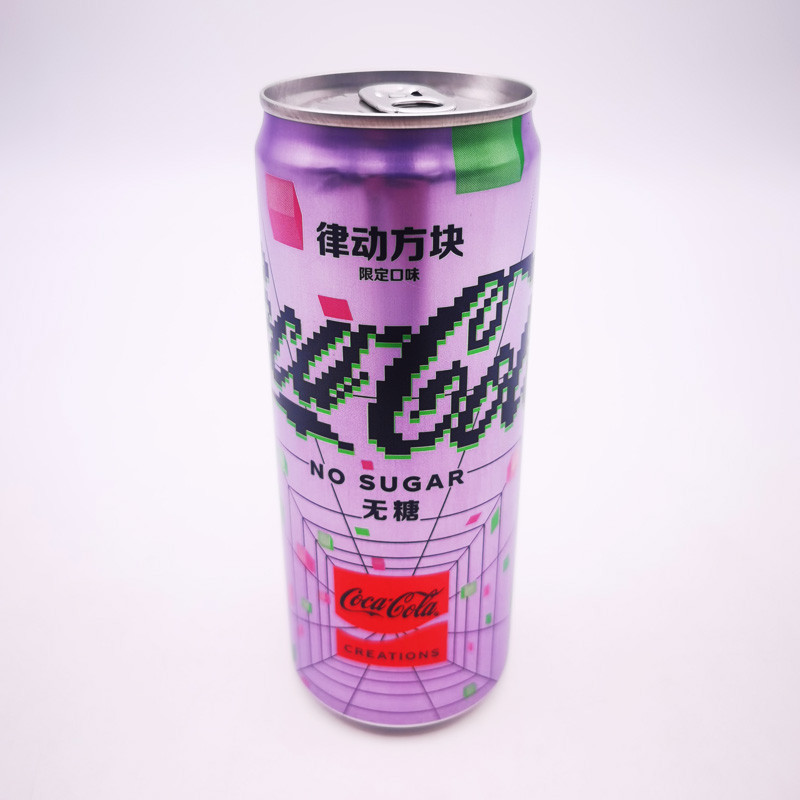 Coca-Cola Rhythm Cube Cola 330ml Can Limited Flavor Sugar-Free ...