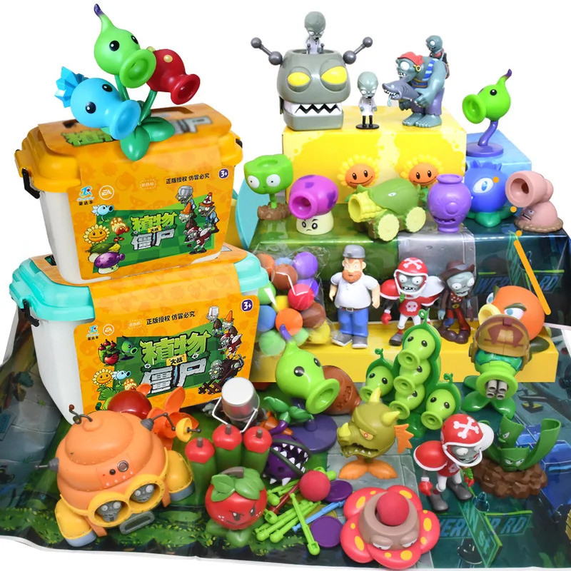 Original Plants Vs Zombies 2 Toys Set 19 Pcs Action Figures With Box ...