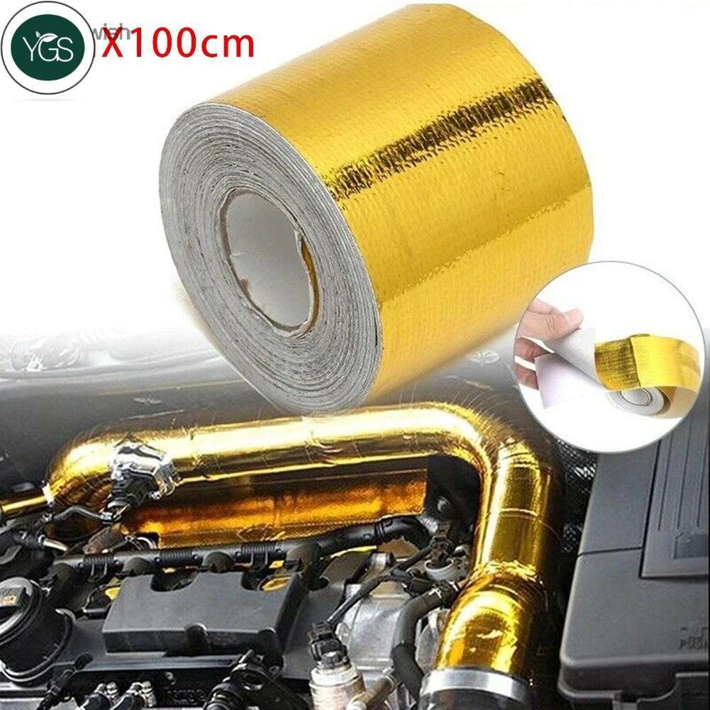 YGS Heat Shield Wrap Tape 100 X 5cm 2021 Air Intake Fiberglass Heat ...