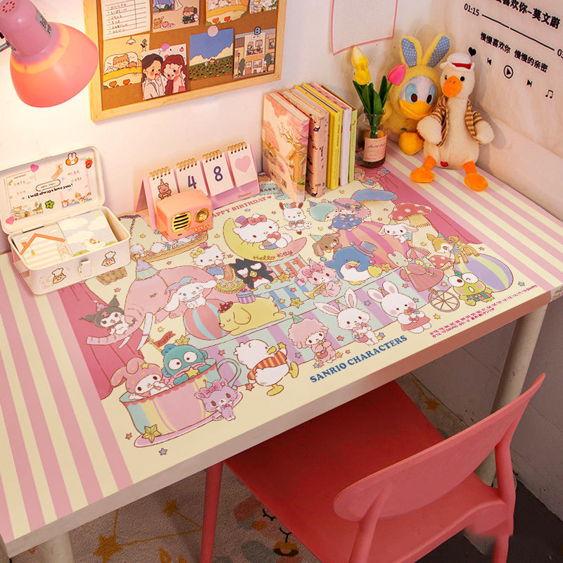 Sanrio Cute Dormitory Desktop Sticker Waterproof Desk Study Table ...
