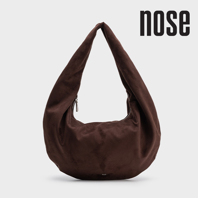Nose Soft Draped Hobo Bag - Brown Beg Hobo Lembut Beralun - Coklat ...
