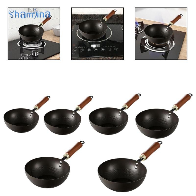 Shamjina Hanging Hook Nonstick Wok for Gas Cooking And Stir Frying at ...
