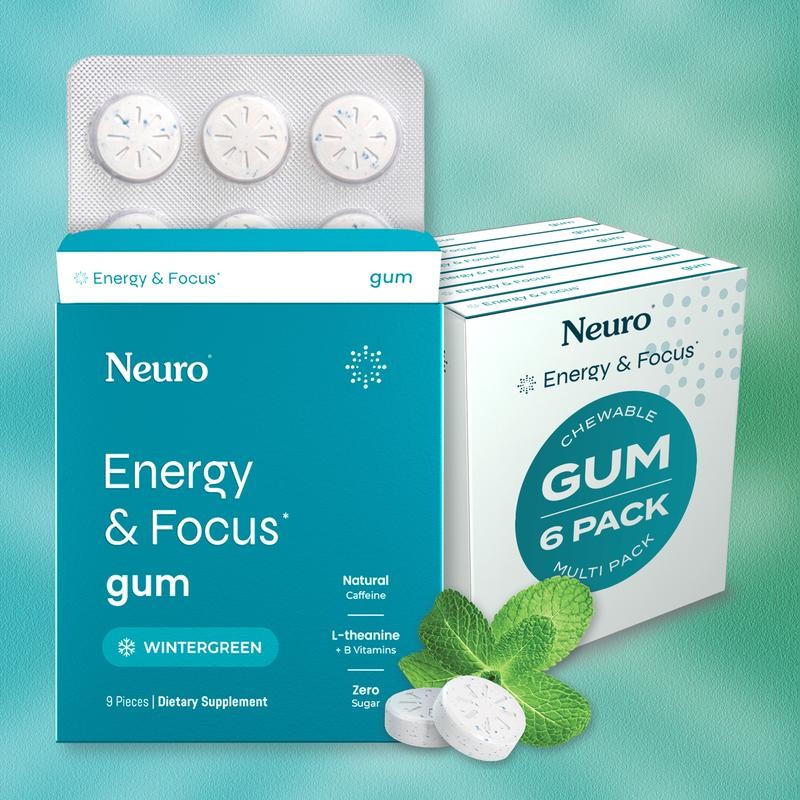 Neuro Energy Caffeine Nootropics for Energy & Focus - Sugar-Free with L ...