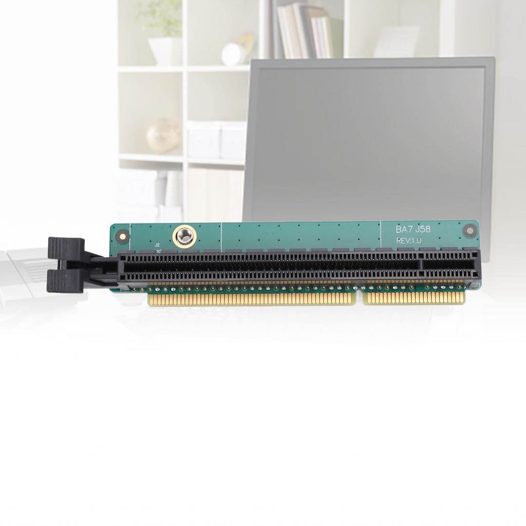 sudi-my PCI E 16X Riser Card Adapter Tiny 6 PCIE16 for ThinkCentre P340 ...