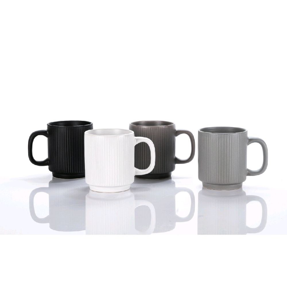 top point 330ml Matte Mug Set 6Pcs in1 Colour Box 7188 Ceramic Mug ...