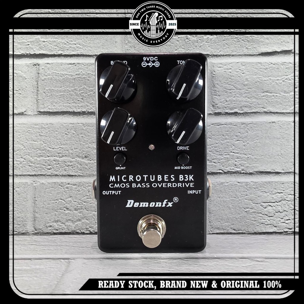 Demonfx MICROTUBES B3K Powerful Bass Effect Overdrive Pedal Bass ...