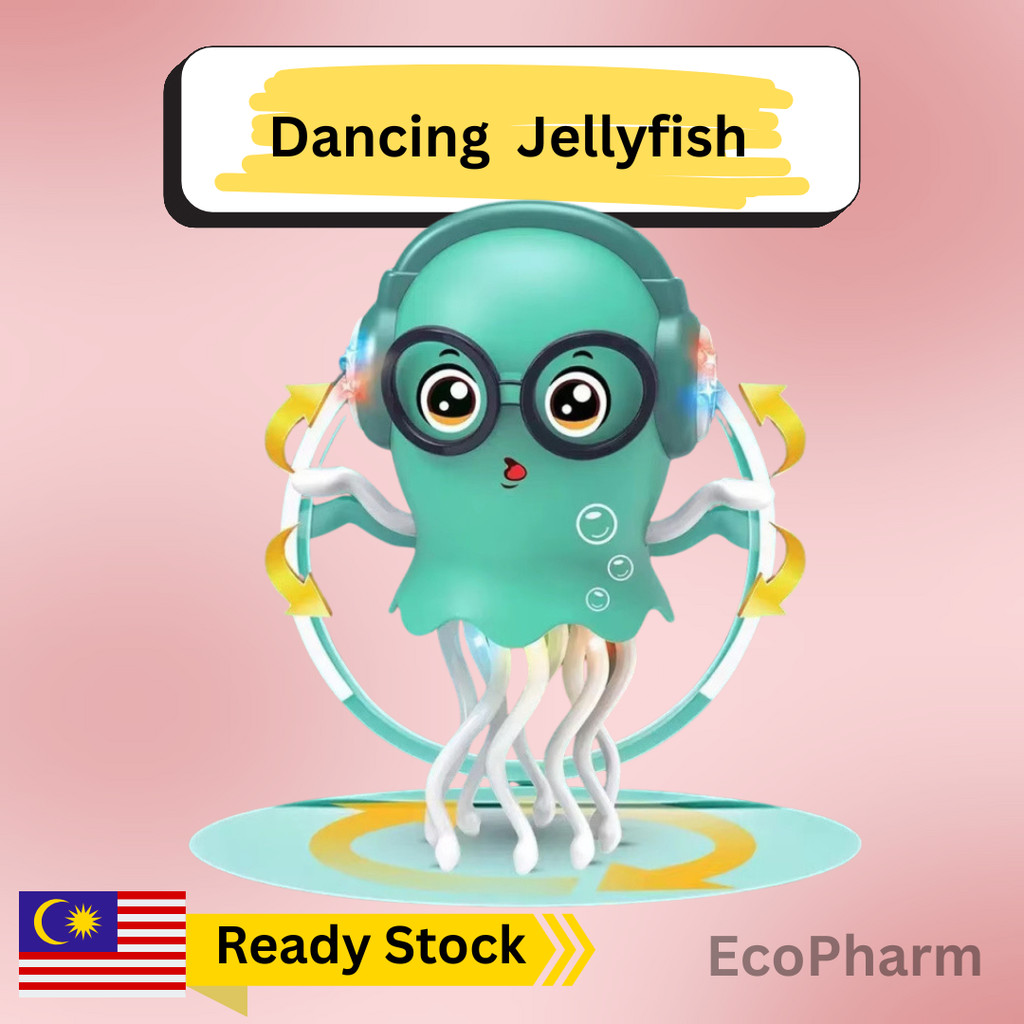 Electrical Dancing Jellyfish with Music Lighting Mainan Sotong Menari ...