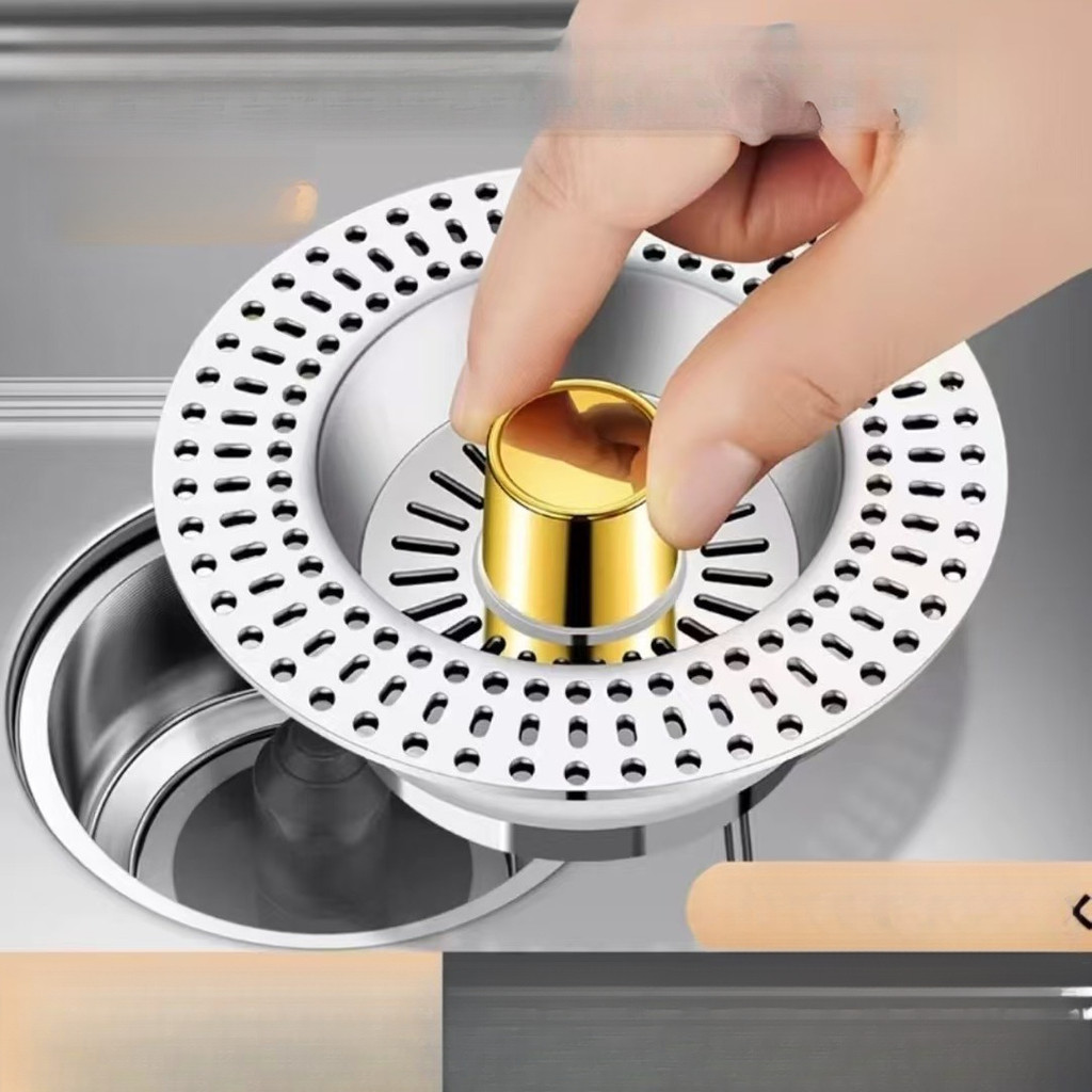 Stainless Steel Kitchen Vegetable Wash Basin Leakage Plug Wash Basin ...