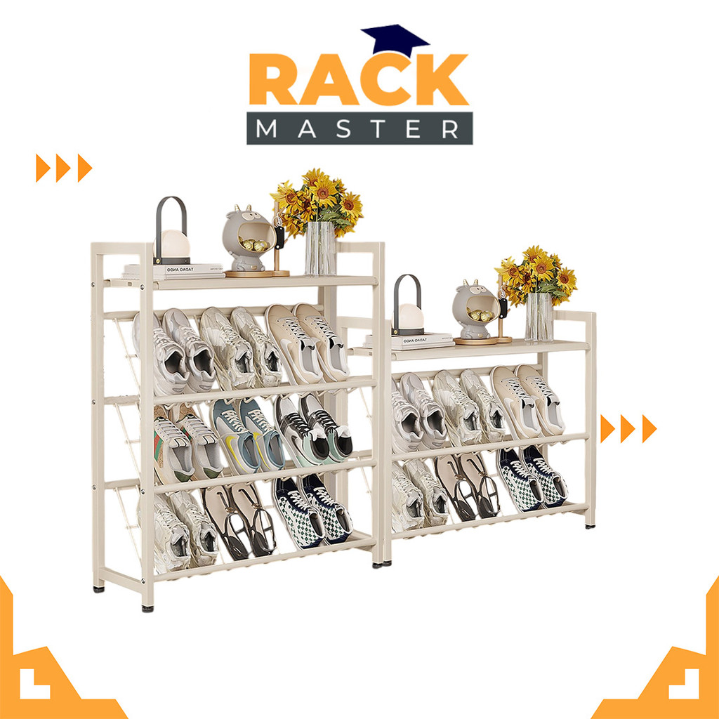 𝗥𝗔𝗖𝗞 𝗠𝗔𝗦𝗧𝗘𝗥 Rak Nipis Slim Entryway Shoe Cabinet Multi-Layer Storage ...