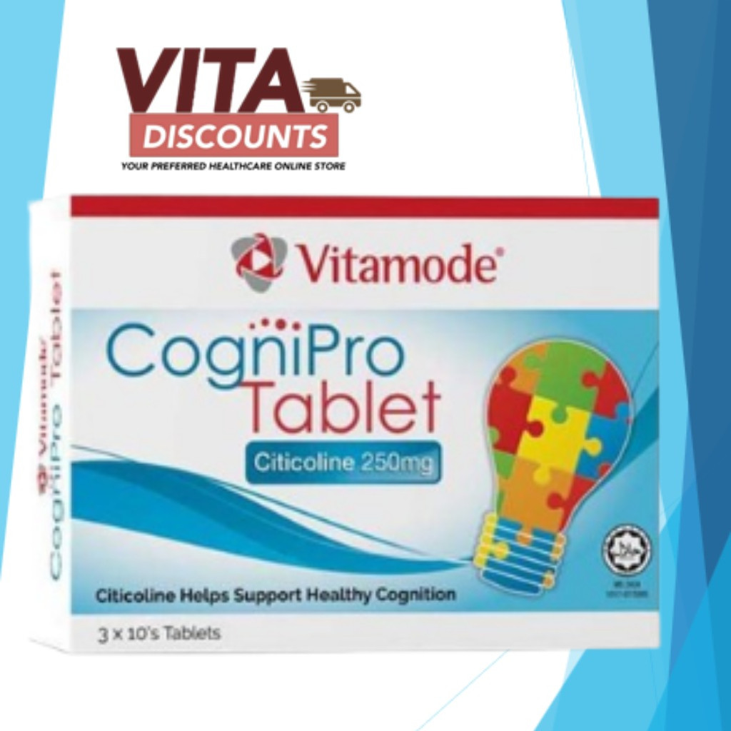 VITAMODE COGNIPRO 250MG TABS 30S EXP07/2027 | Shopee Malaysia