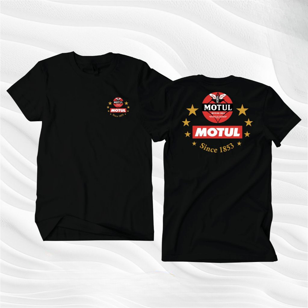 Motul T-Shirt Racing Pure Cotton Short-Sleeved Unisex Street Cool ...