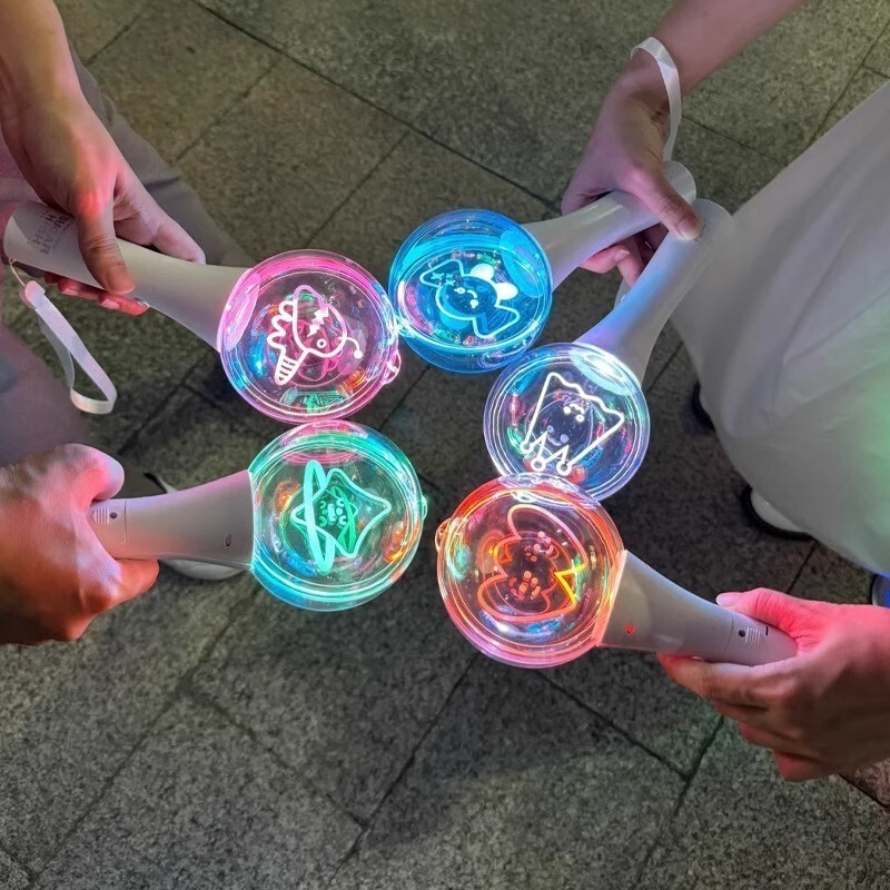 Celebrity Concert Fluorescent Stick Fans Support ColorChanging Glowing ...
