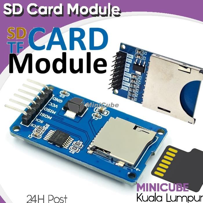 SD Card Module Reader Storage Expansion Board SPI for Arduino | Shopee ...