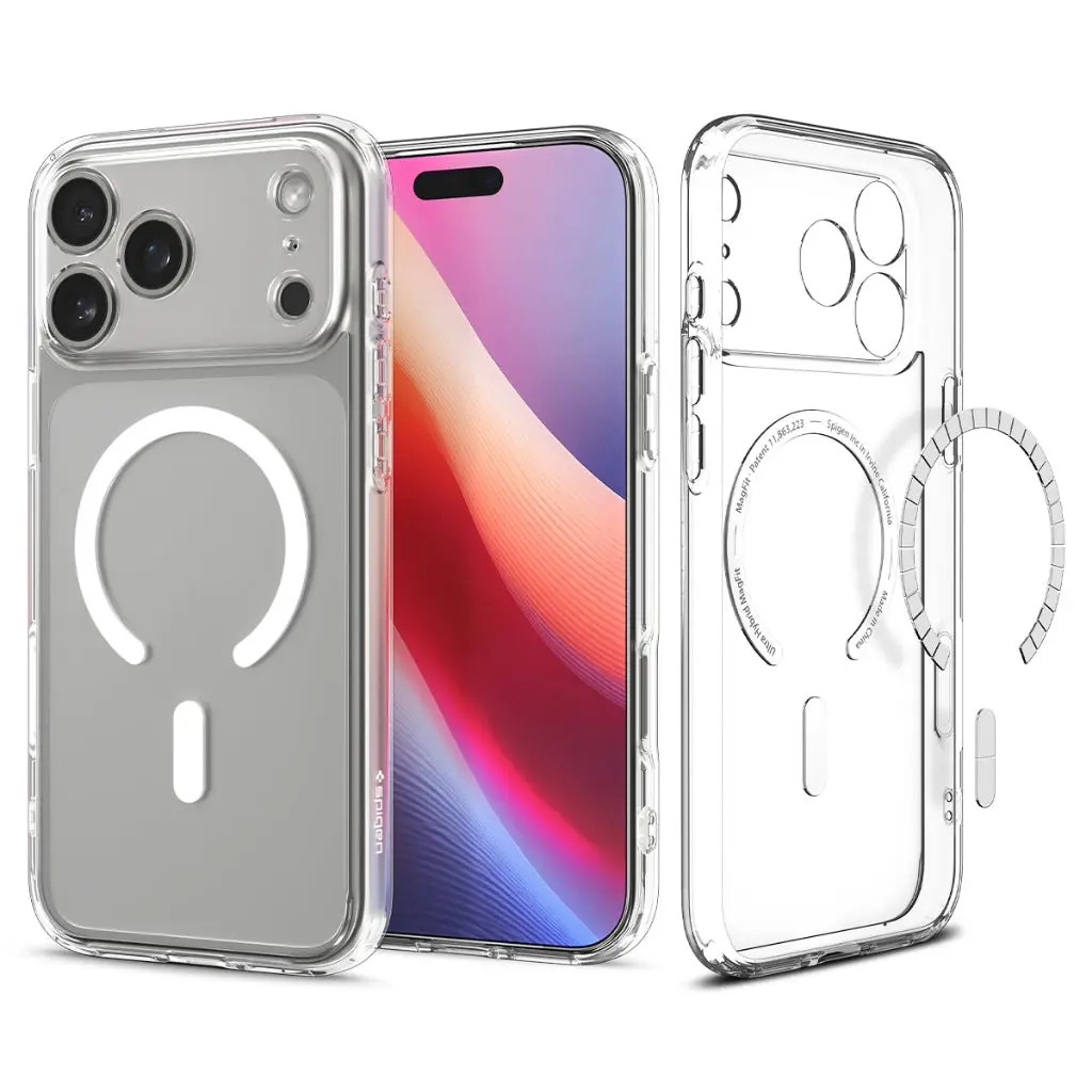 Spigen Ultra Hybrid MagFit for iPhone 17 Pro Max Case - Crystal Clear ...