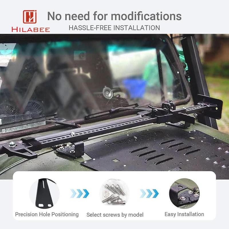 [UsusexaMY] High Lift Jack Mount Hood Brackets, Mount Rack Direct ...