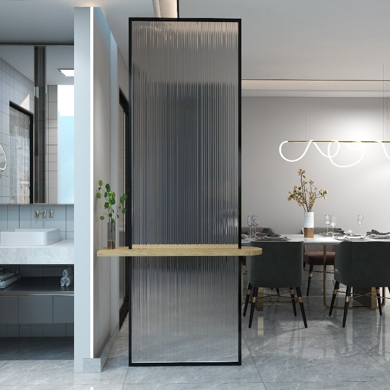 Changhong Glass Stainless Steel Living Room Screen Entrance Entrance ...