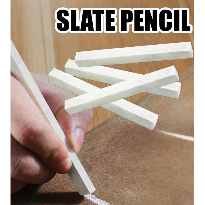 Slate Pencil White Colour / Talc Chalk White / Kapur Putih Marking Besi ...