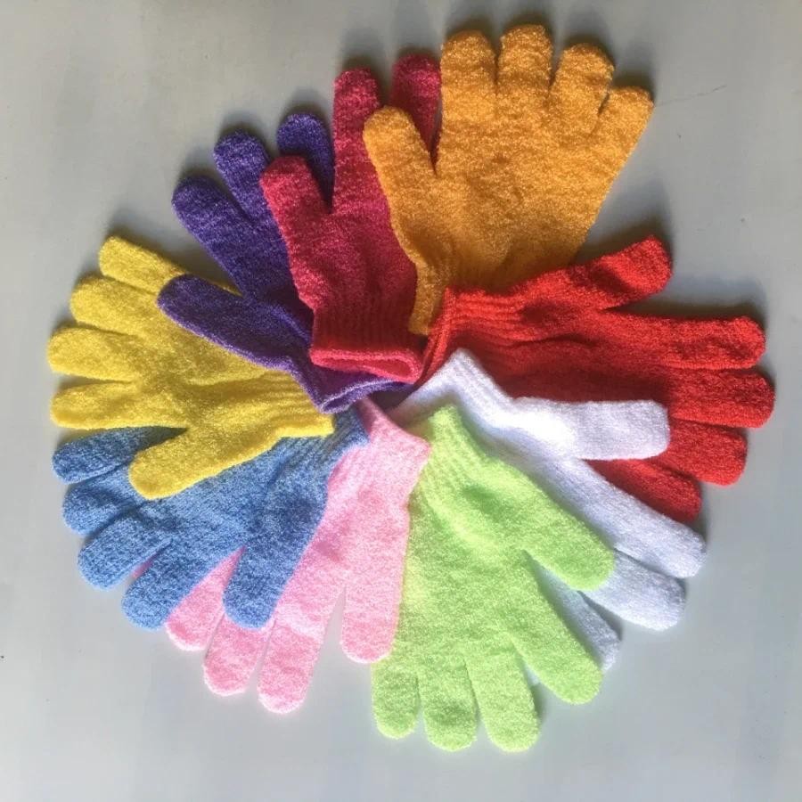 Five Fingers Bath Gloves Household Shower Towel Scrub Body Wash ...