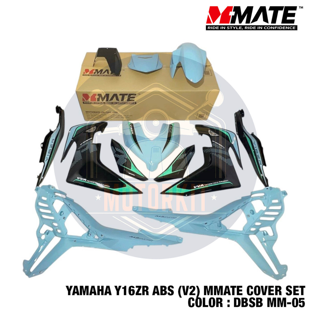 YAMAHA Y16ZR Y16 ABS V2 MMATE BODY COVER SET STICKER SIAP TAMPAL DBSB ...