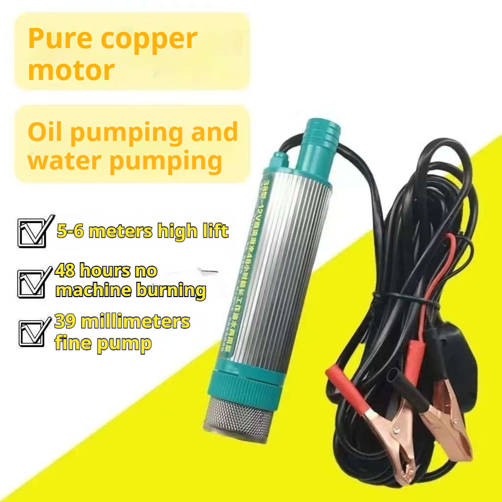 Pam Air 12V/24V Elektrik Kecil 5-6m Pam Diesel Angkat Tinggi 39mm ...
