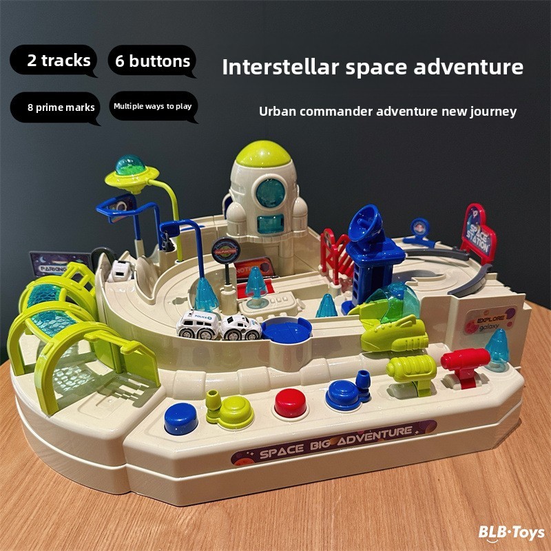 Interstellar Space Track Car Adventure Car Building Parking Lot Small ...