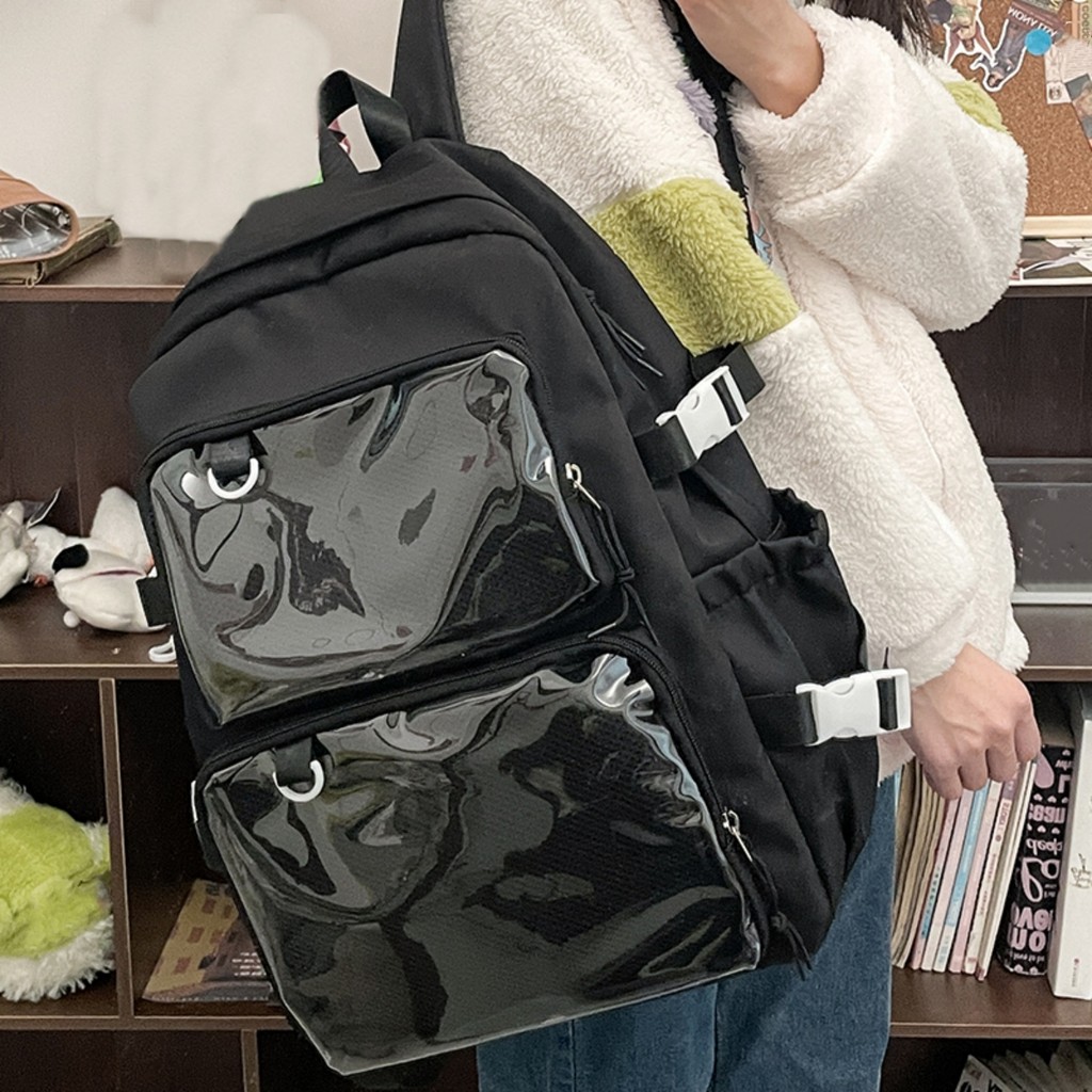 Japanese Bags For Transparent Pockets Itabag Women New 2024 Kawaii JK ...