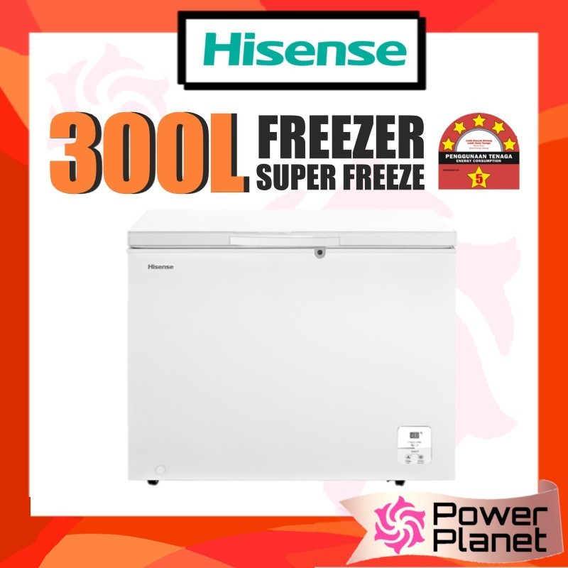 Hisense 300L Chest Freezer 8-IN-1 (Fridge/Freezer) FC326D4BWY Sejuk ...