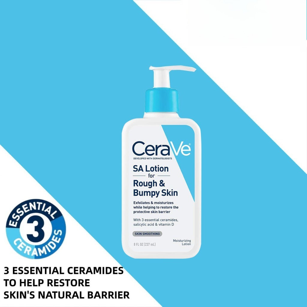 CeraVe SA Body Lotion for Rough and Bumpy Skin with Salicylic Acid, 8 ...