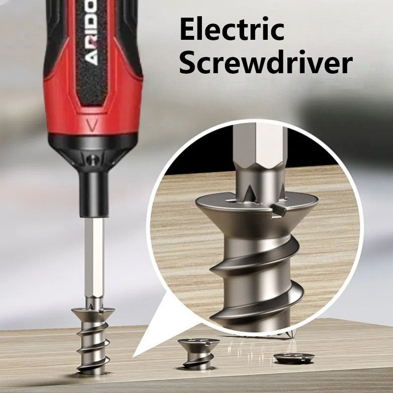 Electric Screwdriver Cordless Screwdriver Set Screw Driver Repair Tools ...