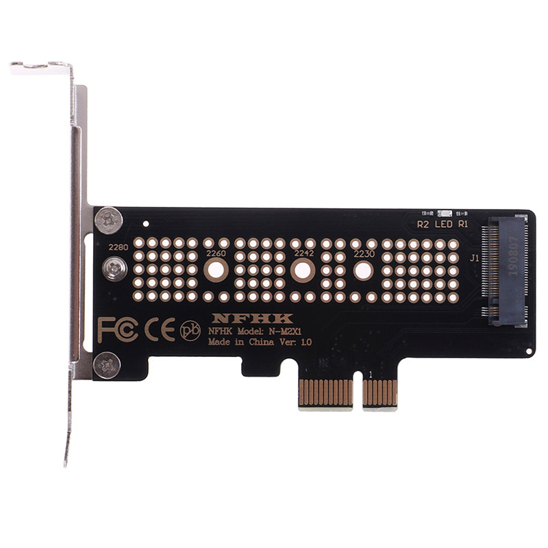 Pinkcat NVMe PCIe M.2 NGFF SSD to PCIe x1 adapter card PCIe x1 to M.2 ...