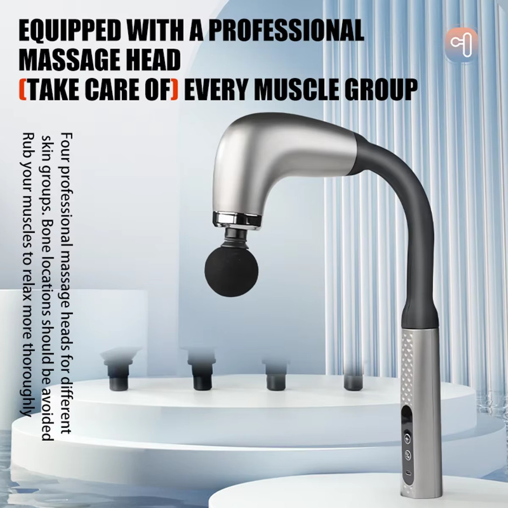 9 Level Speed Mode Fascial Massage Gun Manual Back Massager Back Hammer ...