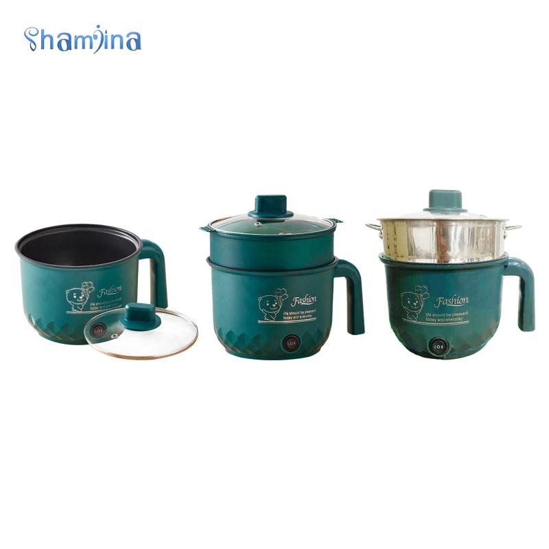 Shamjina Electric Cooker Mini Cooker Portable Nonstick Electric Hot Pot ...
