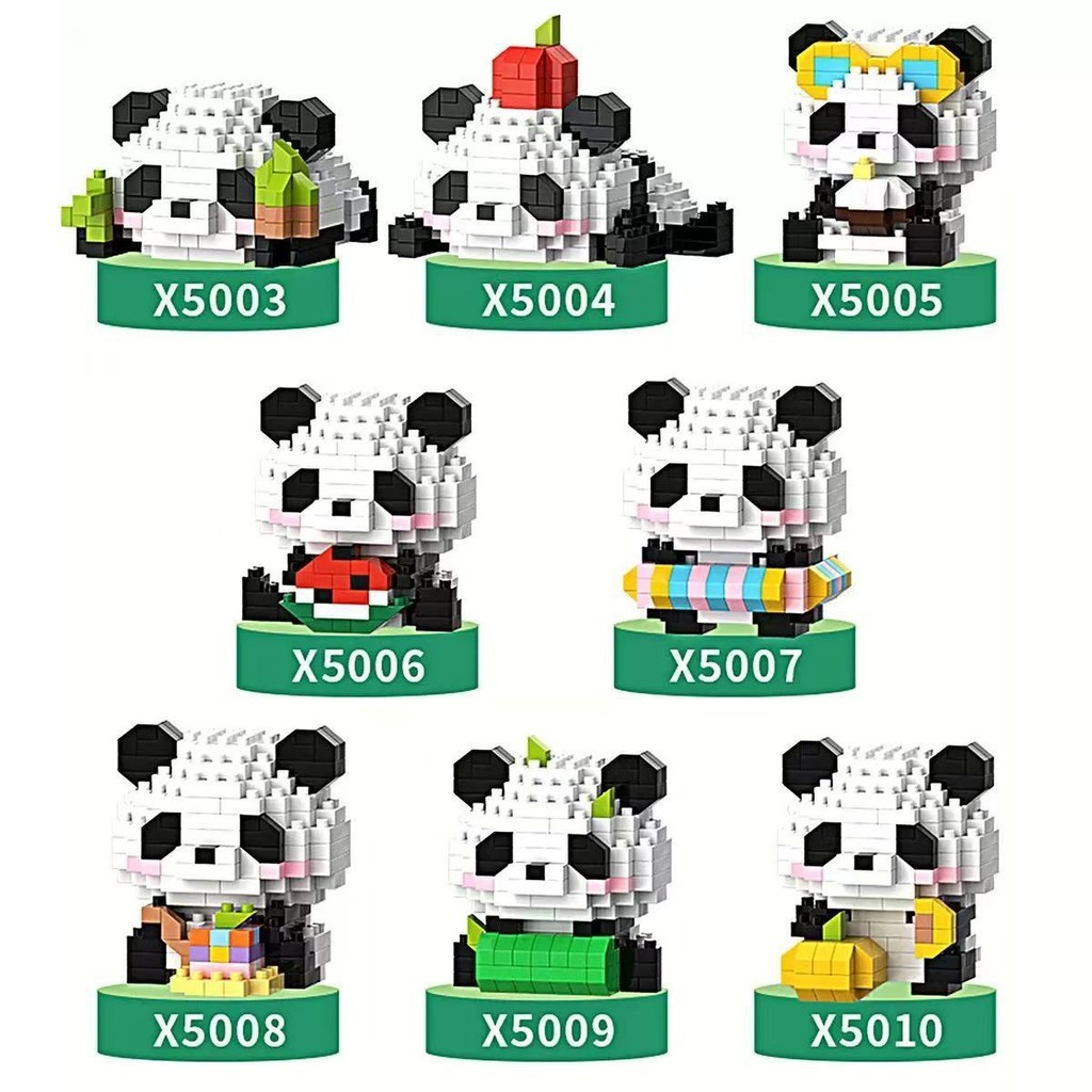 【Local Ready Stock】【NERO】MINI BRICKS X SERIES PANDA Blok Nano Mantap ...