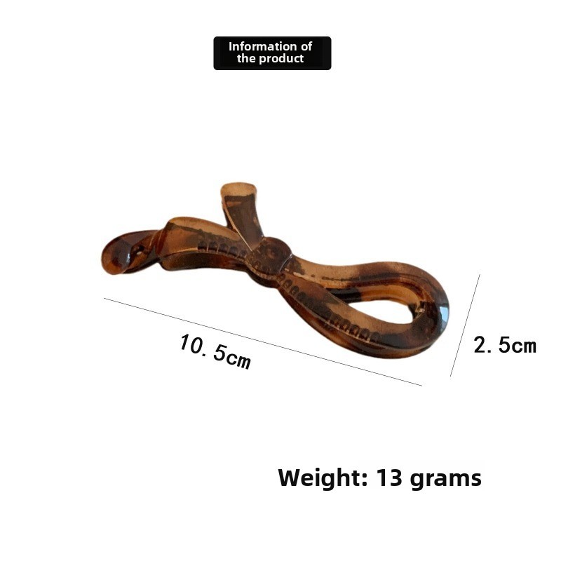 2025 new banana clip, vertical clip, ponytail clip, large bow clip ...