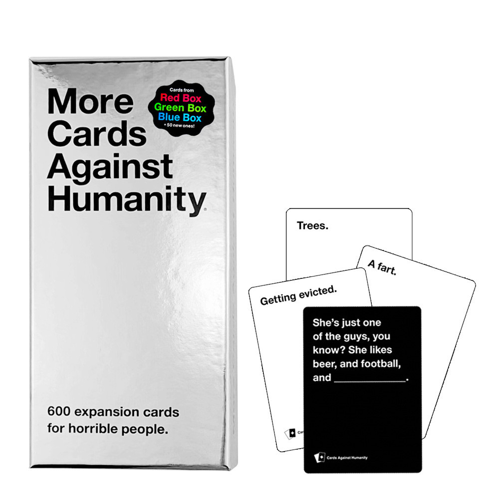 Cards Against Humanity Red Green Blue Box 反人类卡红蓝绿桌游 | Shopee Malaysia