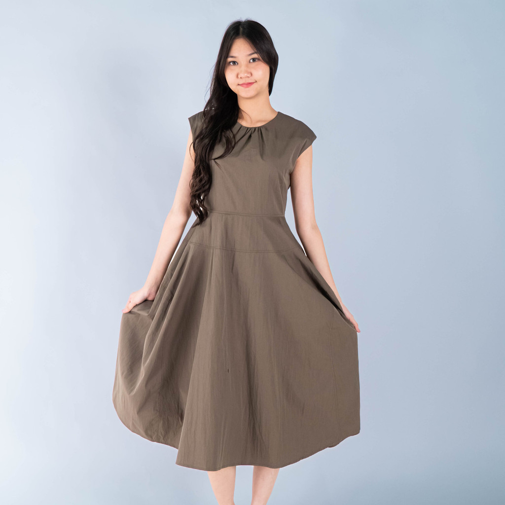 Colegacy Women’s Chic Sleeveless Flowy Midi Dress (S-XL) | Shopee Malaysia
