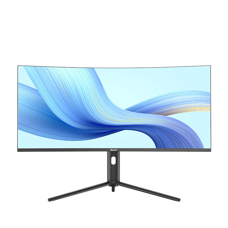 34-inch curved 4K all-in-one computer hairtail screen lifting high with ...