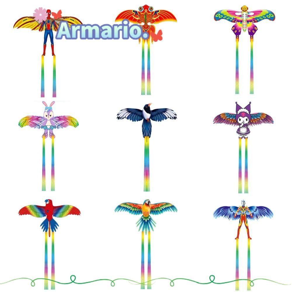 ARMARIO Children Kite Toy, Kuromi Easy to Fly Flying Bird Kites ...