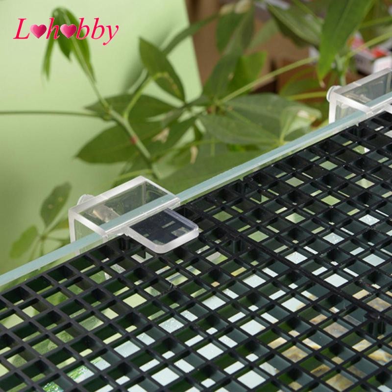 [Lohobby] 6x Aquarium Net Clip Fish Tank Cover Aquarium Screen Top ...