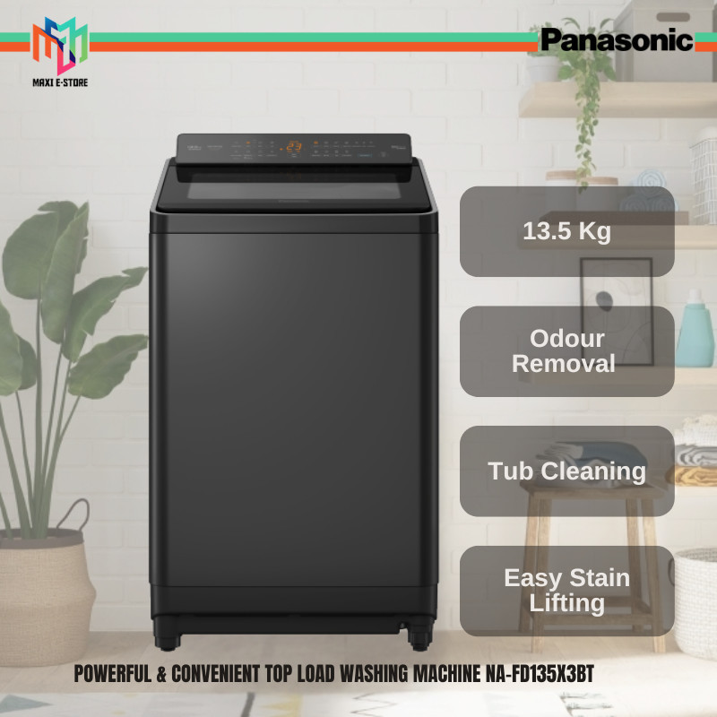 Panasonic NA-FD13AR1BT Top Load Stain Care Washing Machine 13.5KG ...