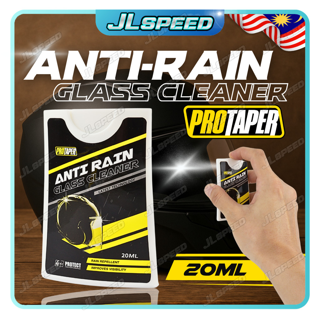 PROTAPER Anti Rain Glass Cleaner 20ml Helmet Visor Windshield ...