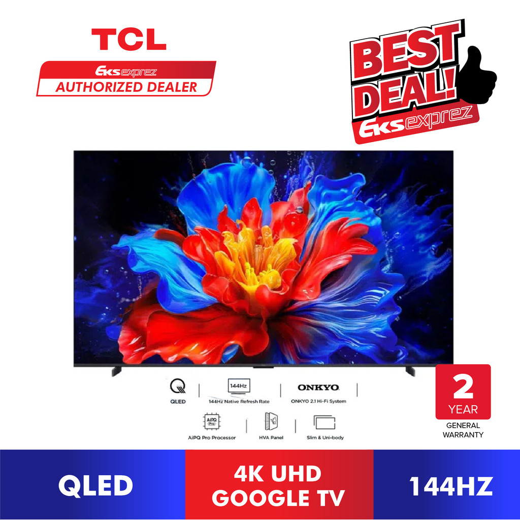 TCL 85''/98'' P8K 144Hz QLED Google TV 85P8K / 98P8K (2025) | Shopee Malaysia